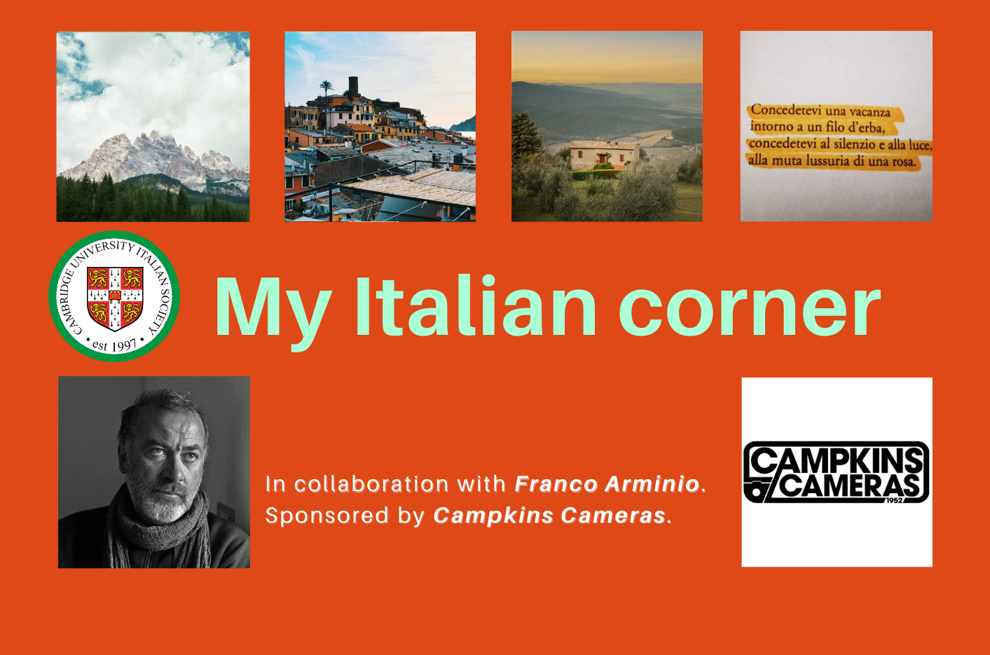 Cambridge University Italian Society – Welcome to the Cambridge ...